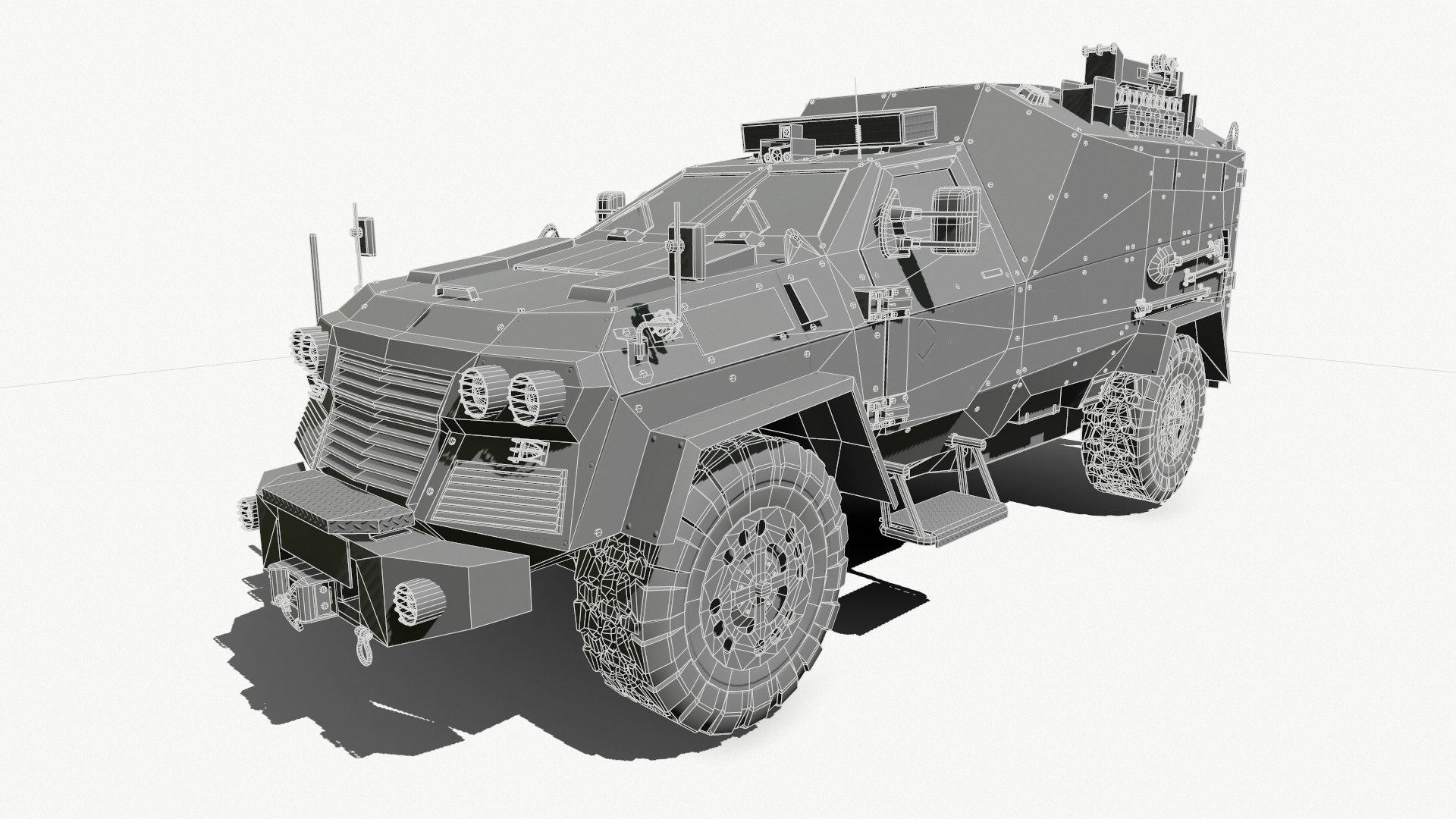 3D AMEV DIDGORI 4X4 LIGHT ARMOR VEHICLE Model - TurboSquid 1842023
