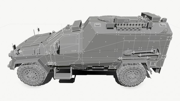 3D AMEV DIDGORI 4X4 LIGHT ARMOR VEHICLE model - TurboSquid 1842023
