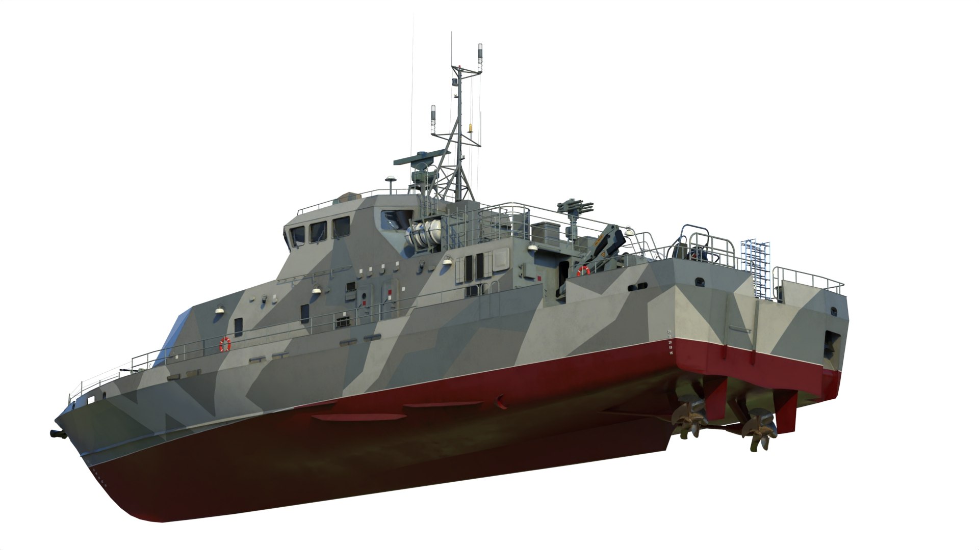 3D 21980 Grachonok Class Anti Saboteur Ship Model - TurboSquid 2186501