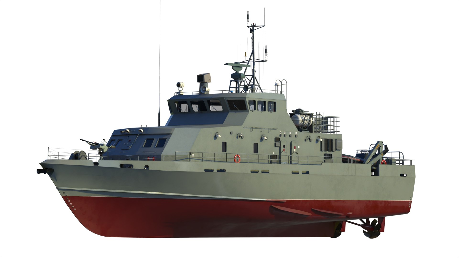 3D 21980 Grachonok Class Anti Saboteur Ship Model - TurboSquid 2186501
