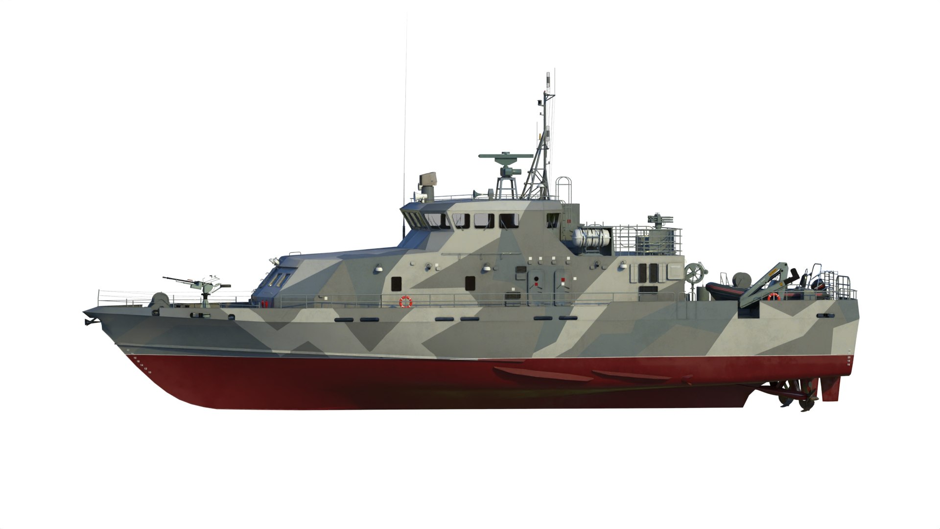 3D 21980 Grachonok Class Anti Saboteur Ship Model - TurboSquid 2186501