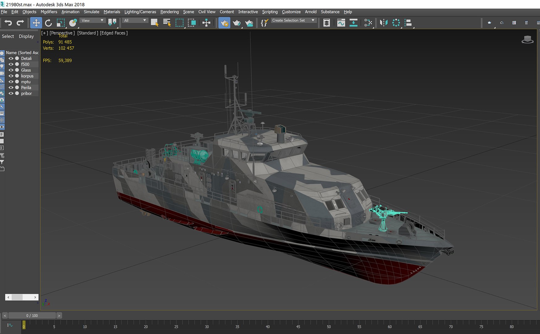 3D 21980 Grachonok Class Anti Saboteur Ship Model - TurboSquid 2186501