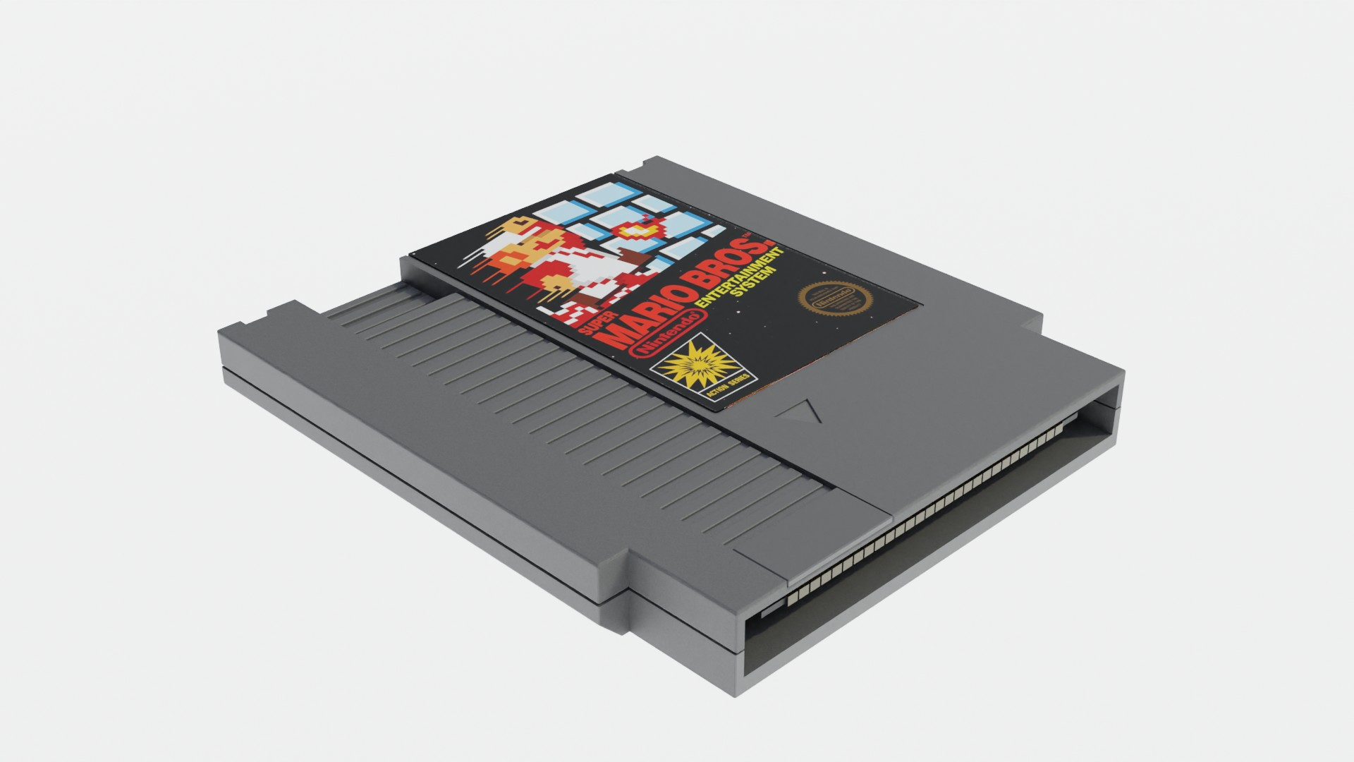 Nintendo Cartridge Multiple Labels 3D Model - TurboSquid 1850775