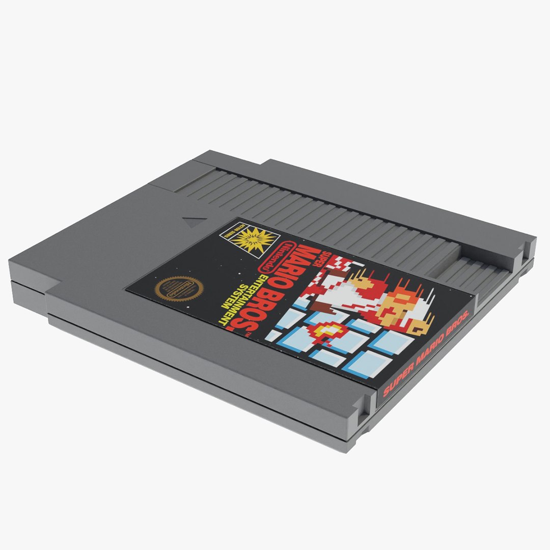 Nintendo Cartridge Multiple Labels 3D Model - TurboSquid 1850775