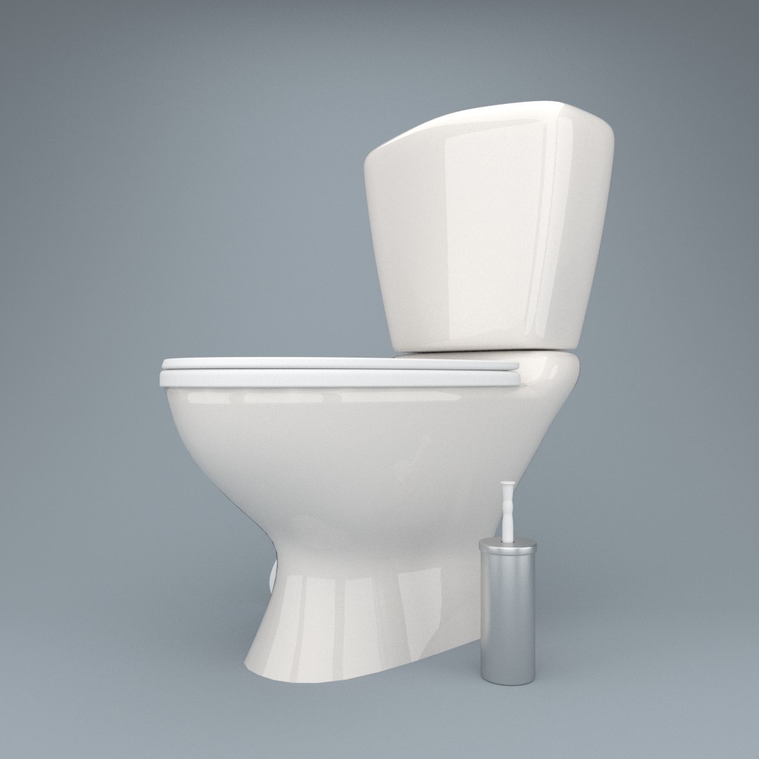 3D Bathroom Cleaning Set Model - TurboSquid 1332881