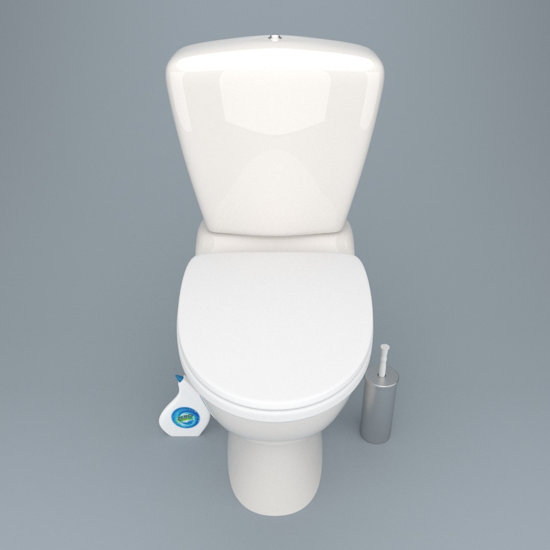 3D Bathroom Cleaning Set Model - TurboSquid 1332881