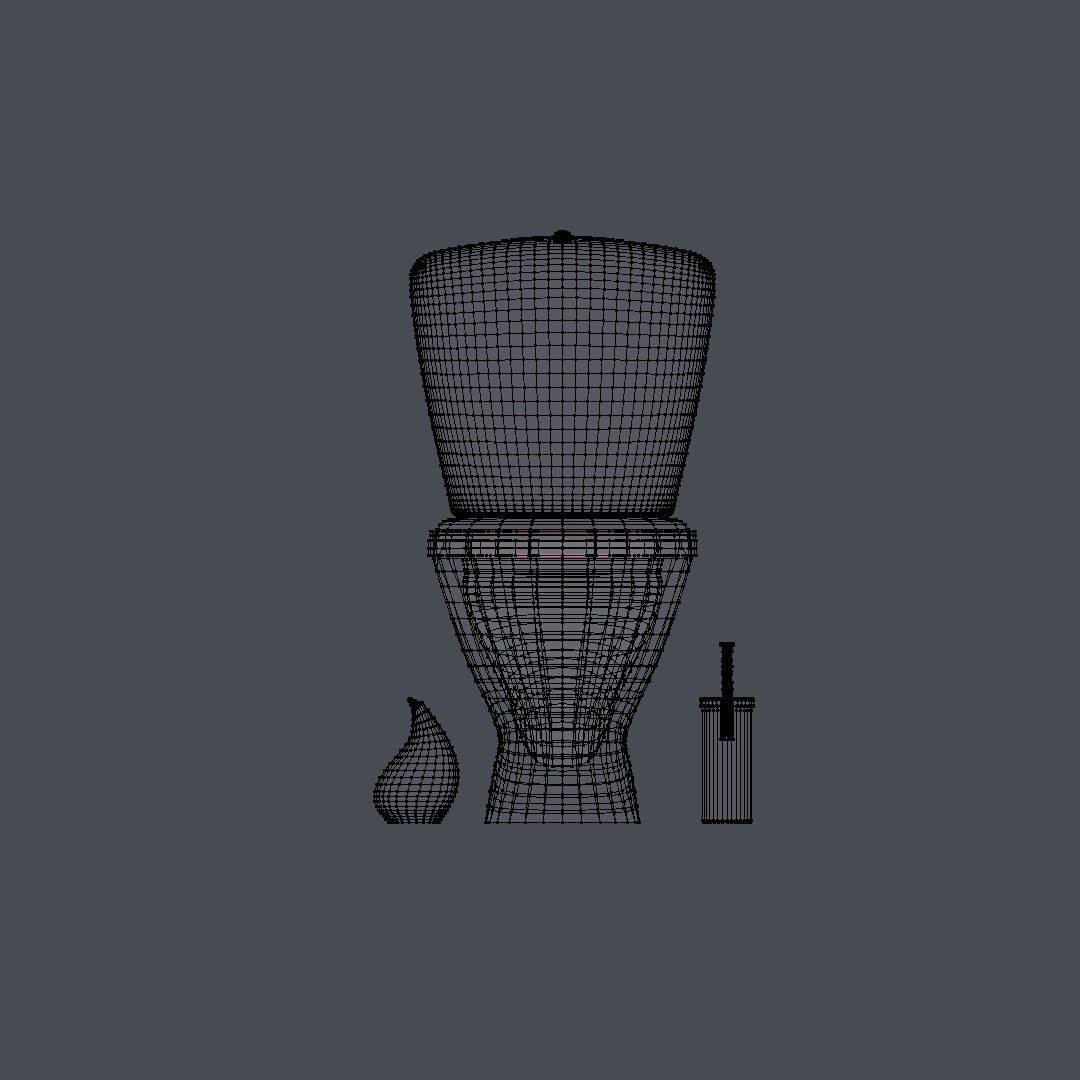 3D Bathroom Cleaning Set Model - TurboSquid 1332881