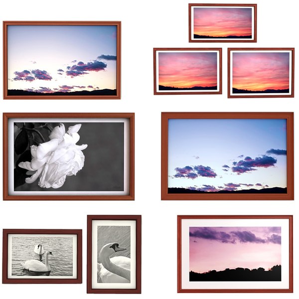 3d model of picture frame