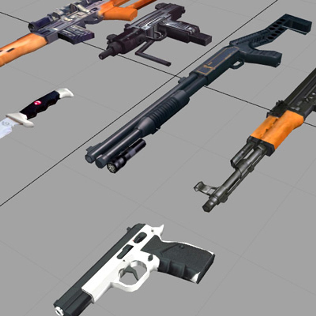 Weapon Pack 3d Max