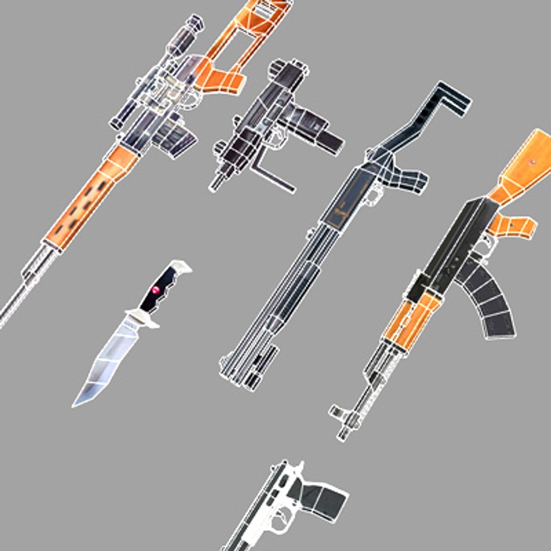 Weapon Pack 3d Max