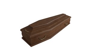 3D coffin wooden - TurboSquid 1708330