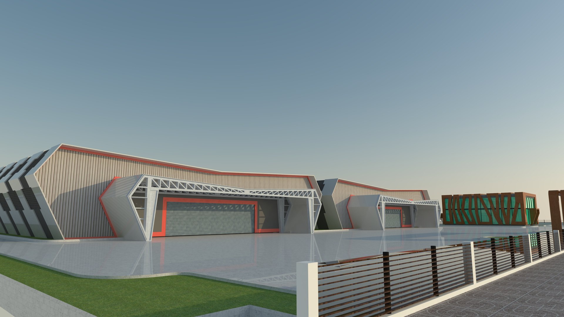 3D Factory Building Model - TurboSquid 1274314