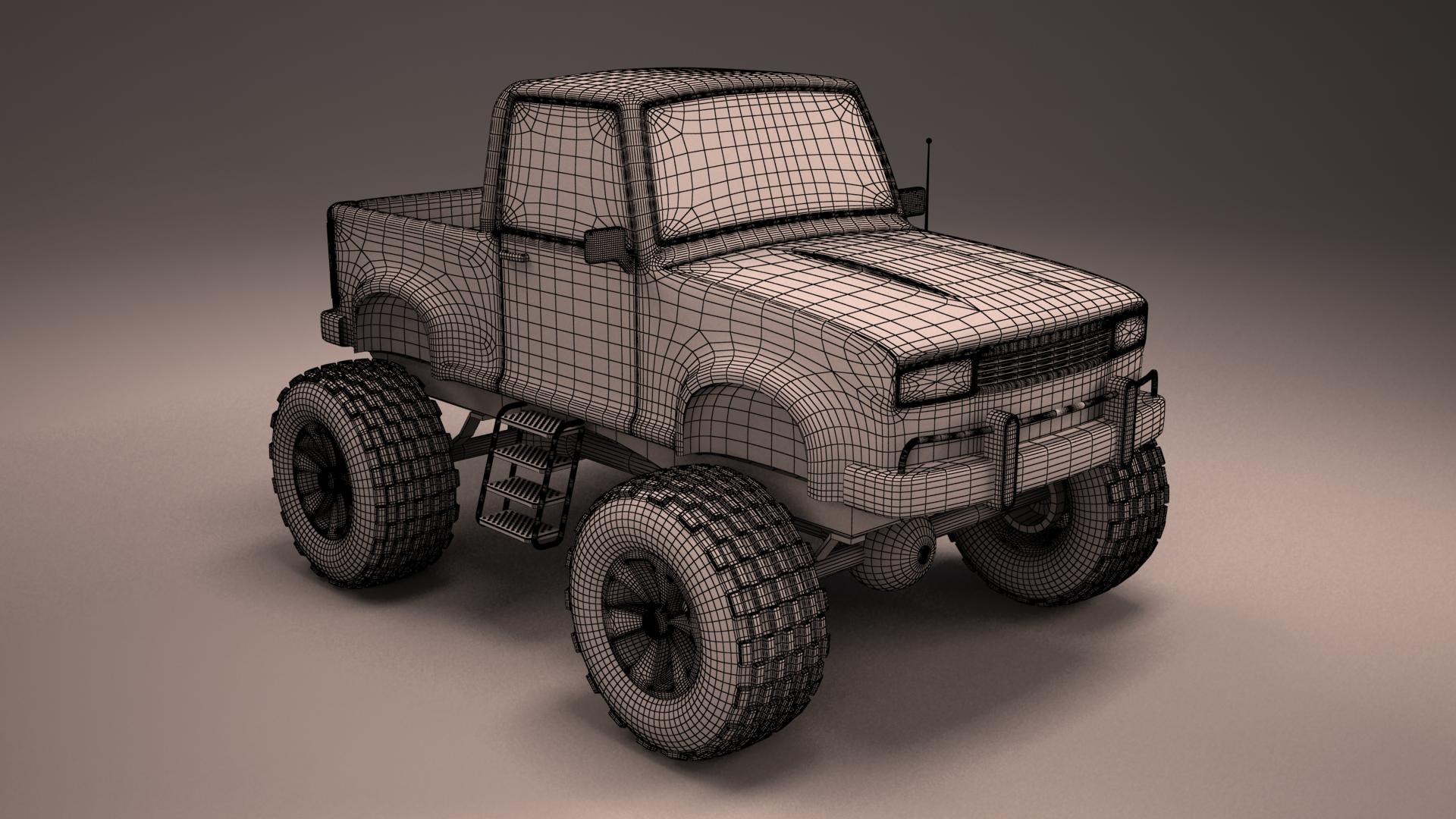 Monster Truck 3D Model - TurboSquid 2267493