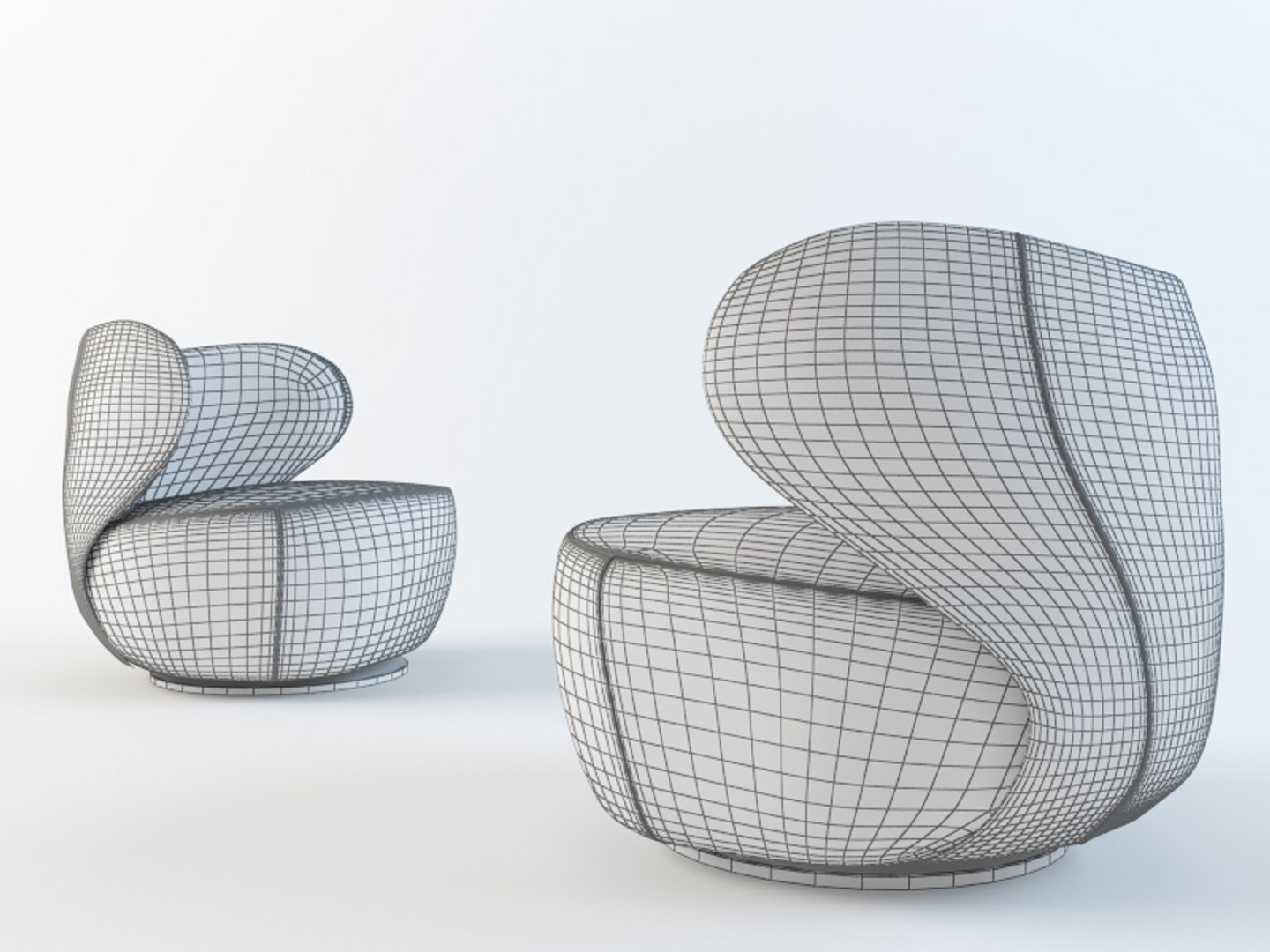 3d Bao Chair Walter Knoll Model