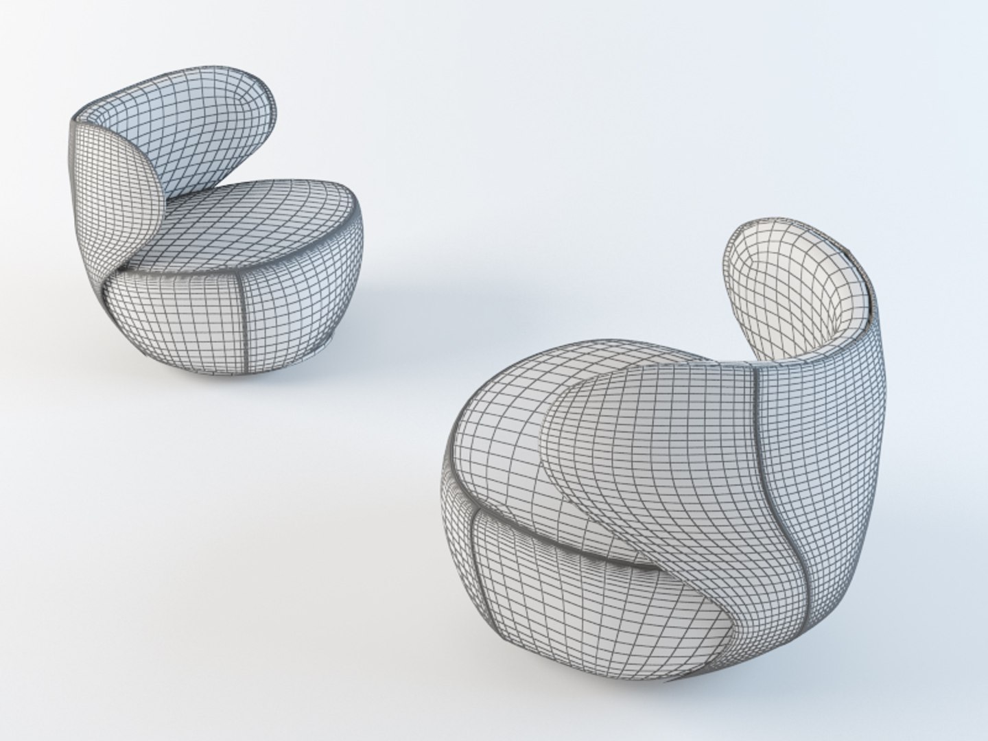 3d Bao Chair Walter Knoll Model