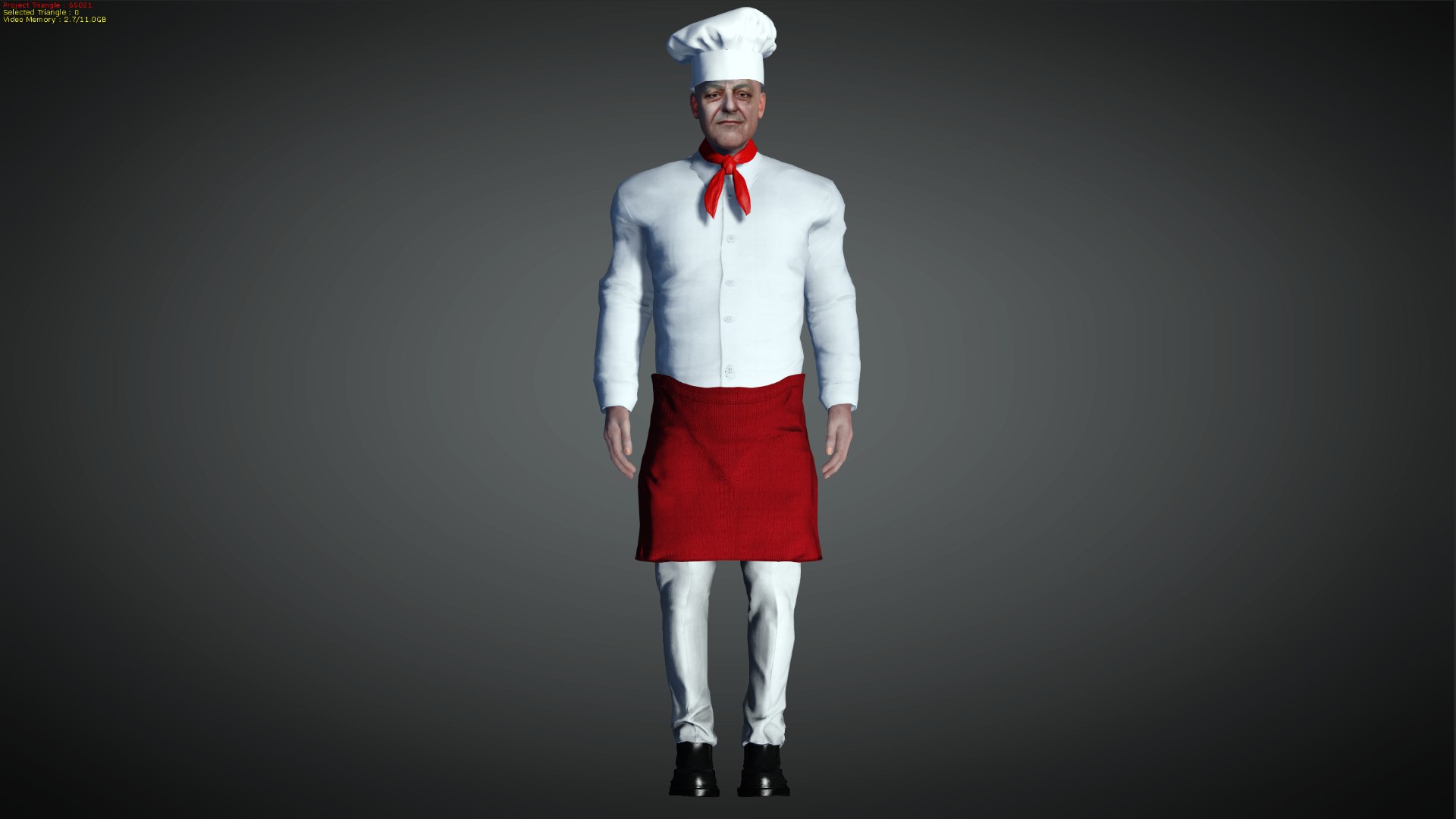 Chef 3D Model - TurboSquid 2044872