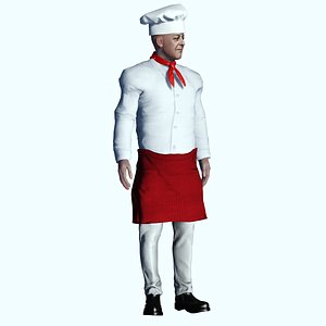 3D Chef Models | TurboSquid