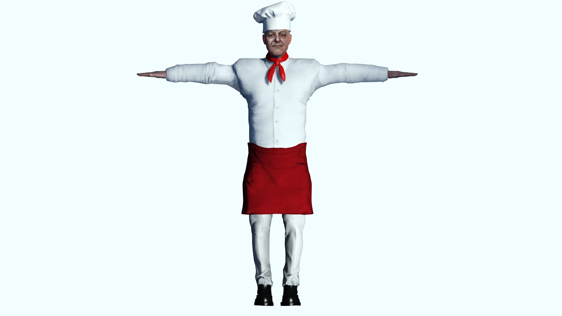 Chef 3D Model - TurboSquid 2044872