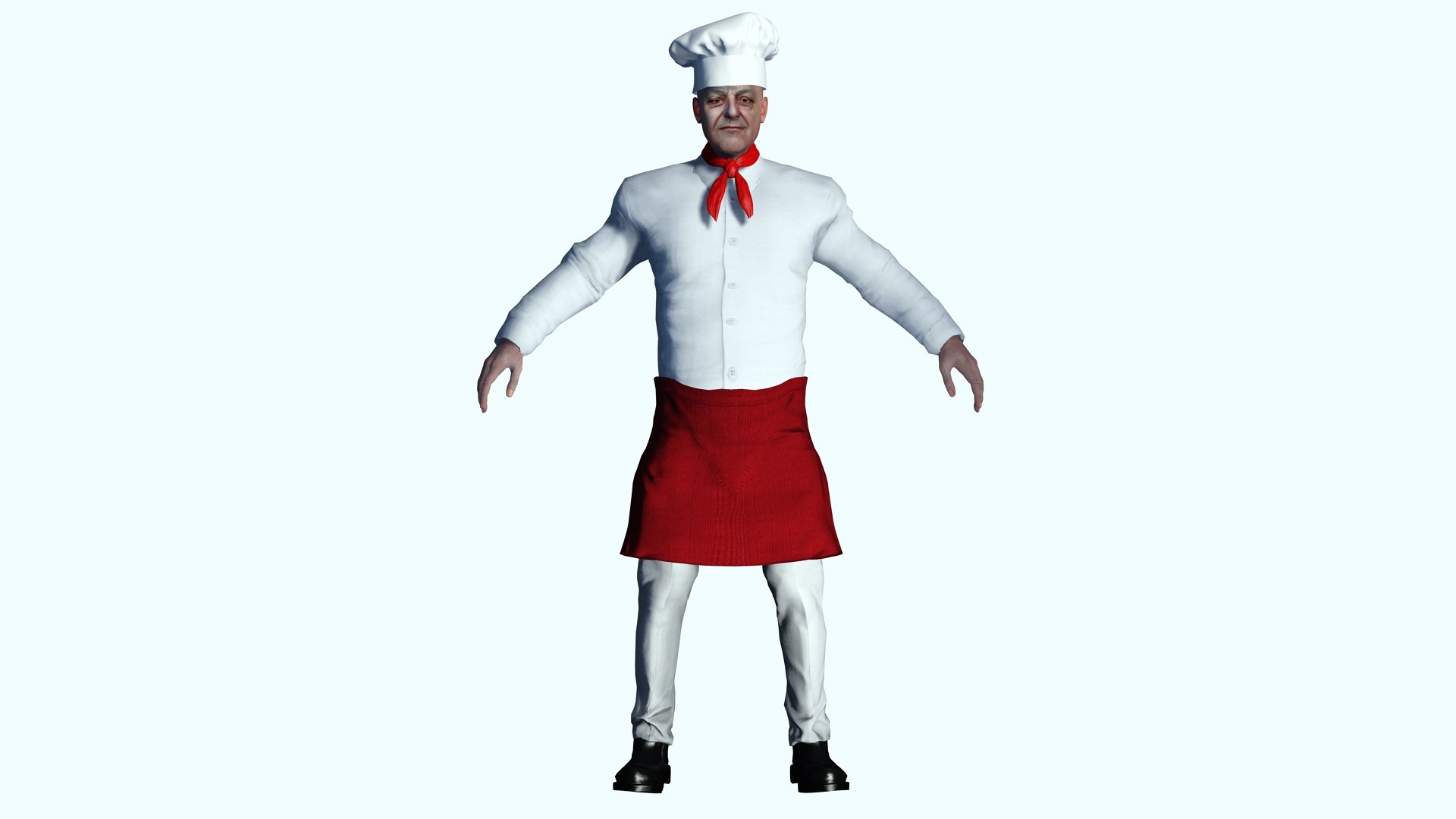 Chef 3D Model - TurboSquid 2044872