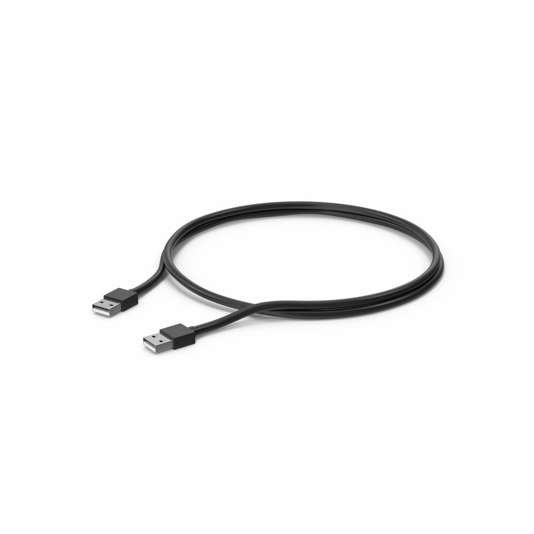 USB Cable 3D Model - TurboSquid 1989052