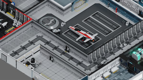 Low poly base 1 3D model - TurboSquid 1828591