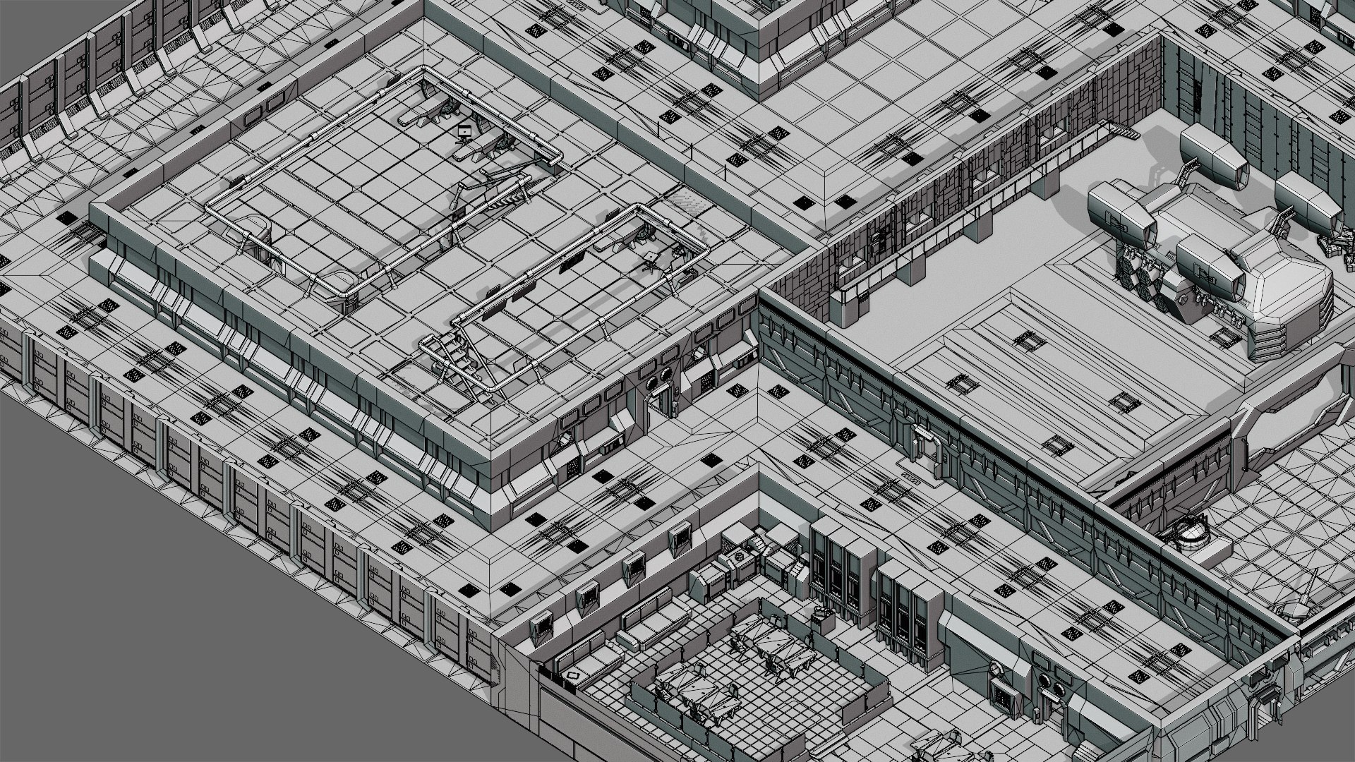 Low Poly Base 1 3D Model - TurboSquid 1828591