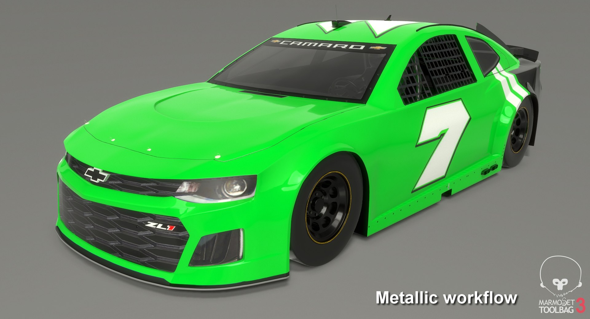 Nascar chevrolet camaro race car 3D model - TurboSquid 1326037