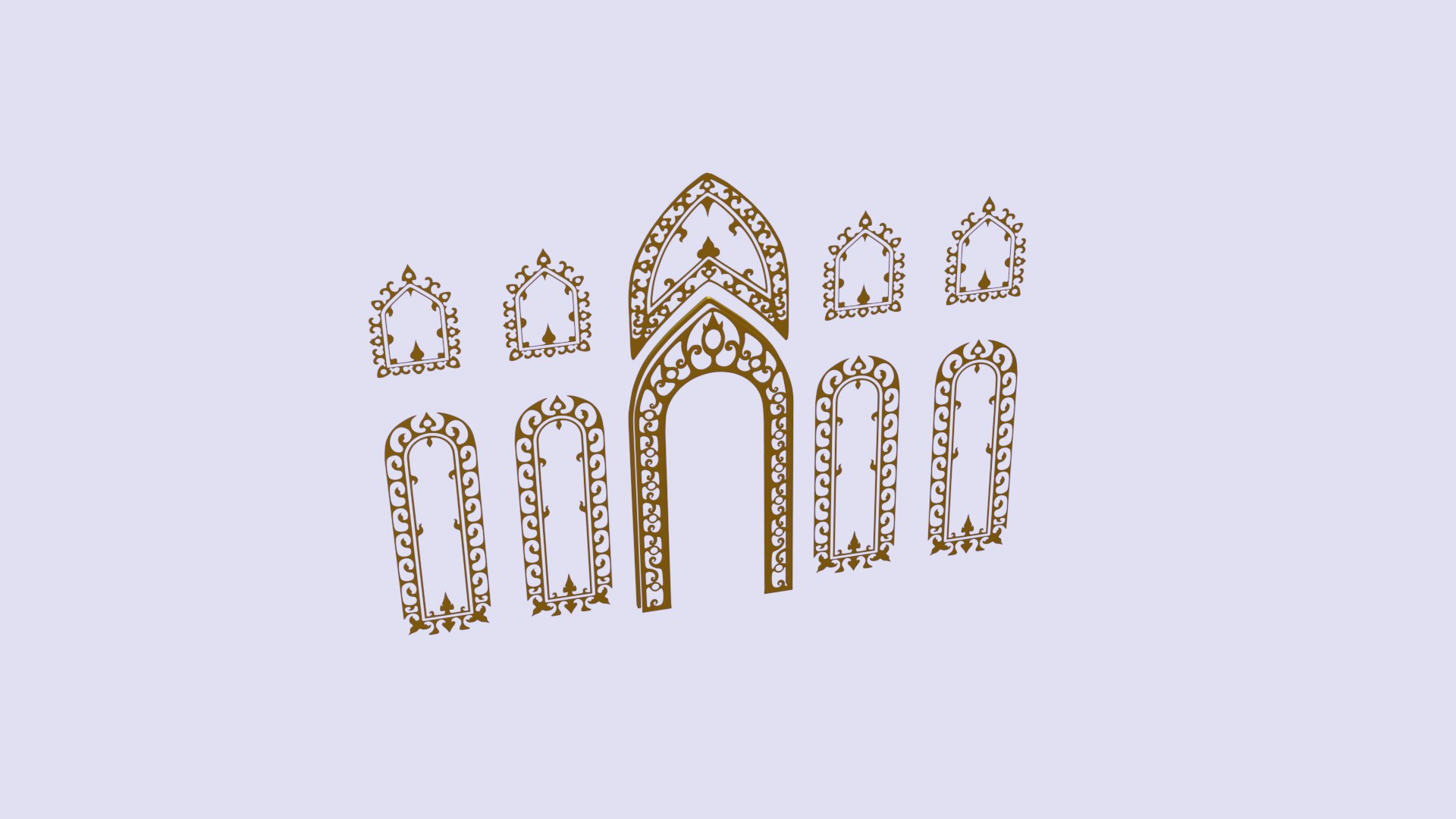 3D Model Middle Eastern Windows - TurboSquid 1913703