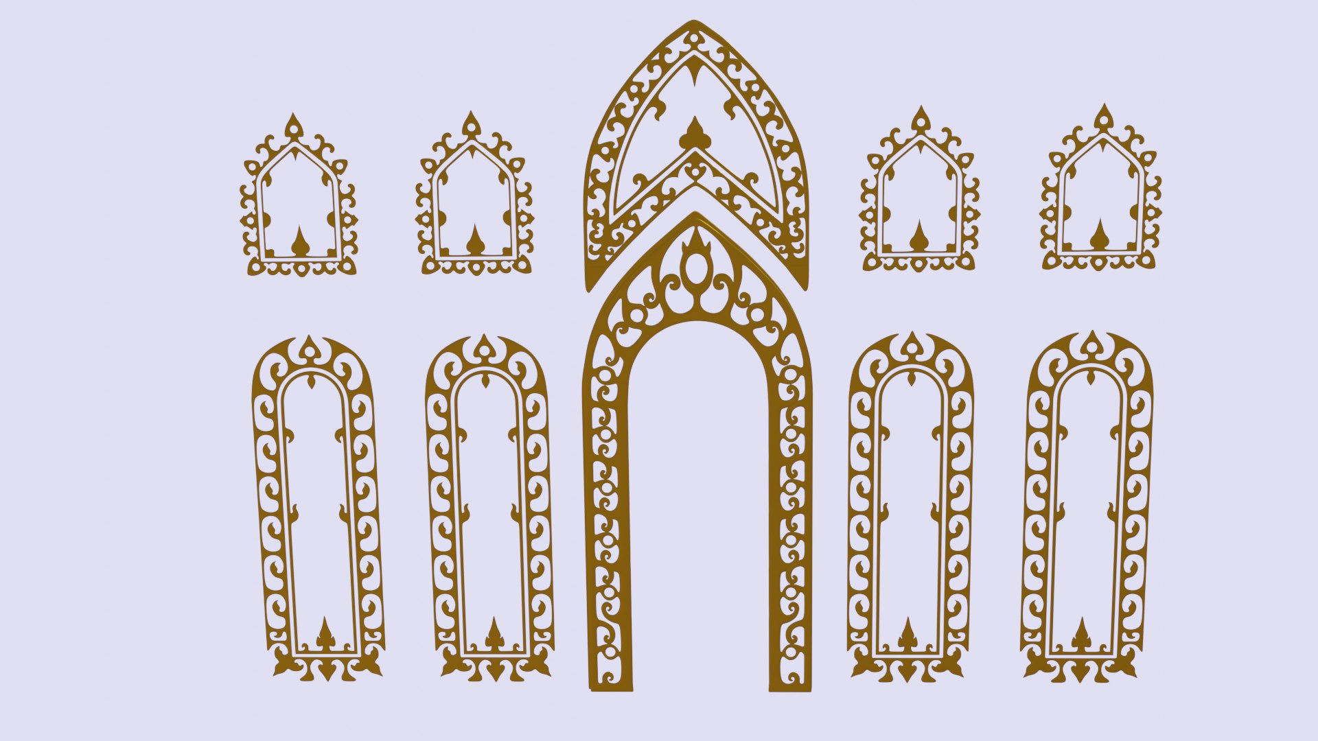 3D Model Middle Eastern Windows - TurboSquid 1913703