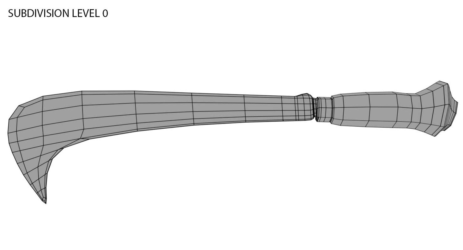 3D Sickle Games Model - TurboSquid 1328429