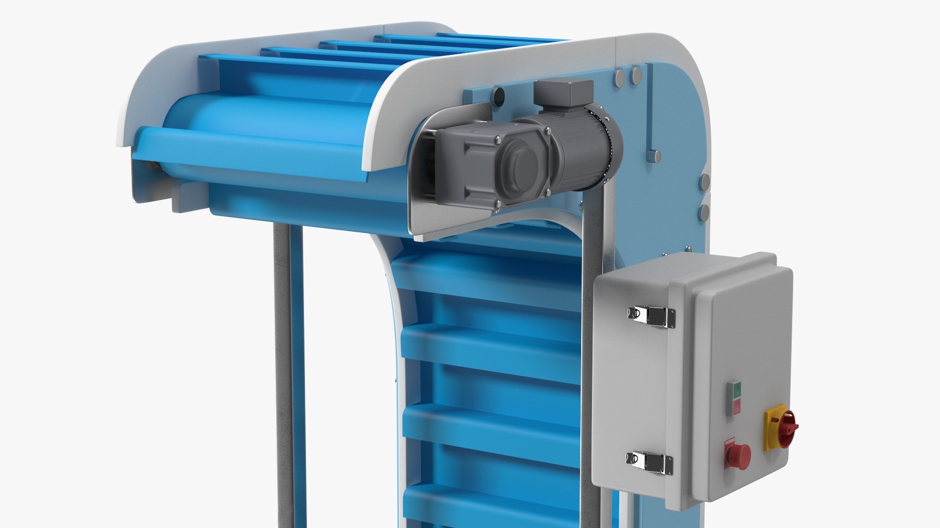 3D Vertical Conveyor With Control Box - TurboSquid 1870662