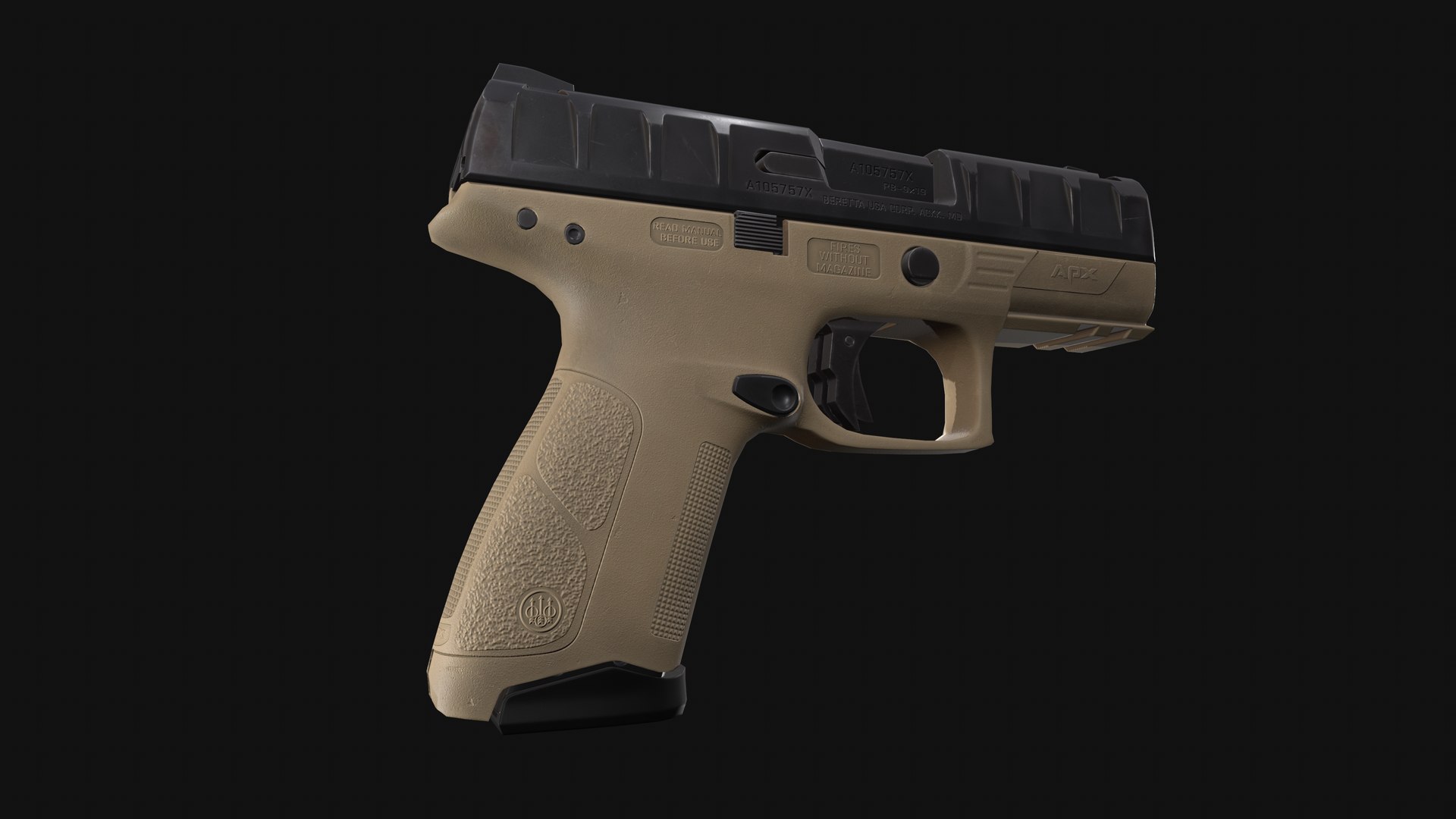Beretta APX Centurion 3D Model - TurboSquid 1993317