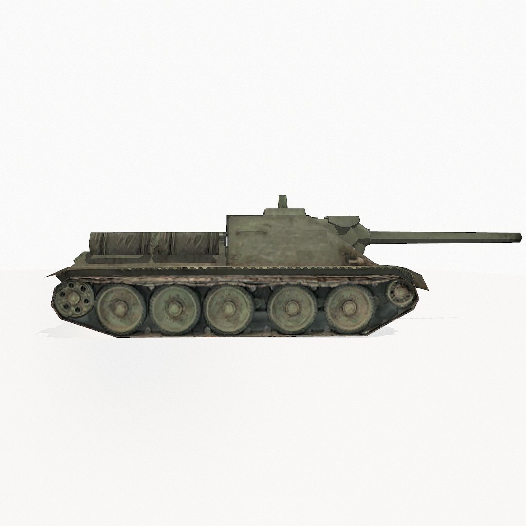 3d Su-85 Tank 85