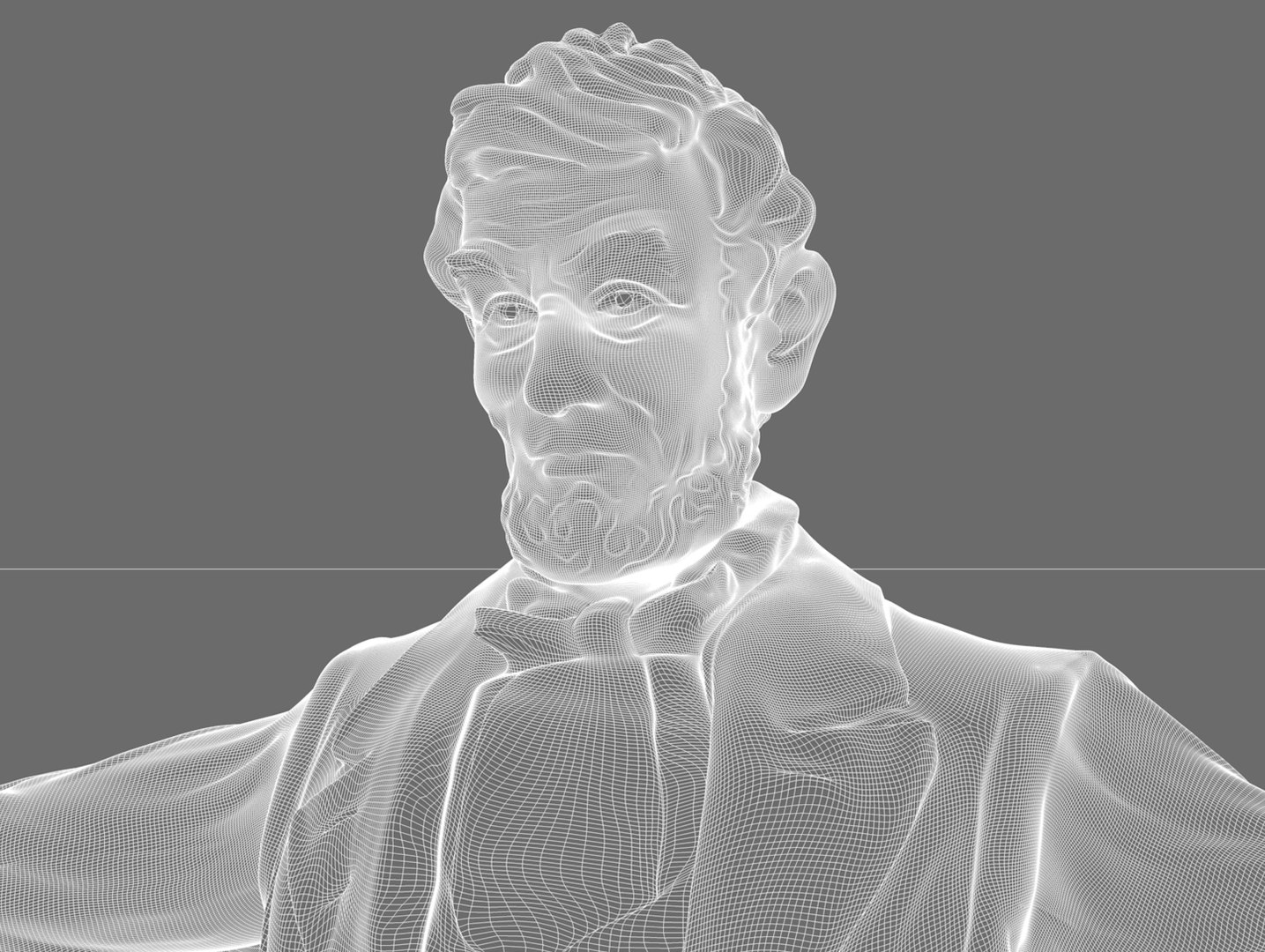 3D Model Abraham Memorial Statue - TurboSquid 1394228