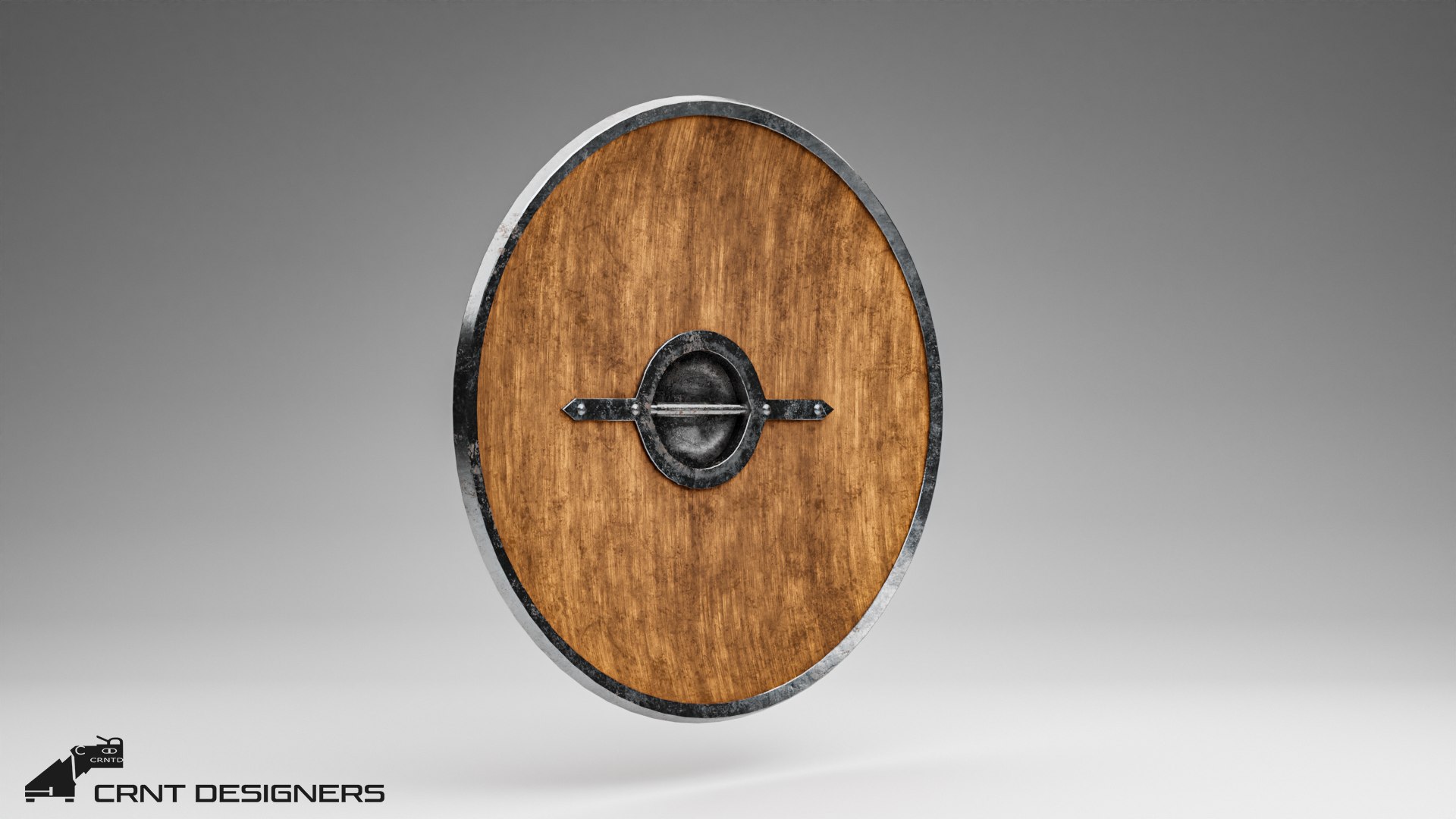 3D Viking Shield Model - TurboSquid 2290266