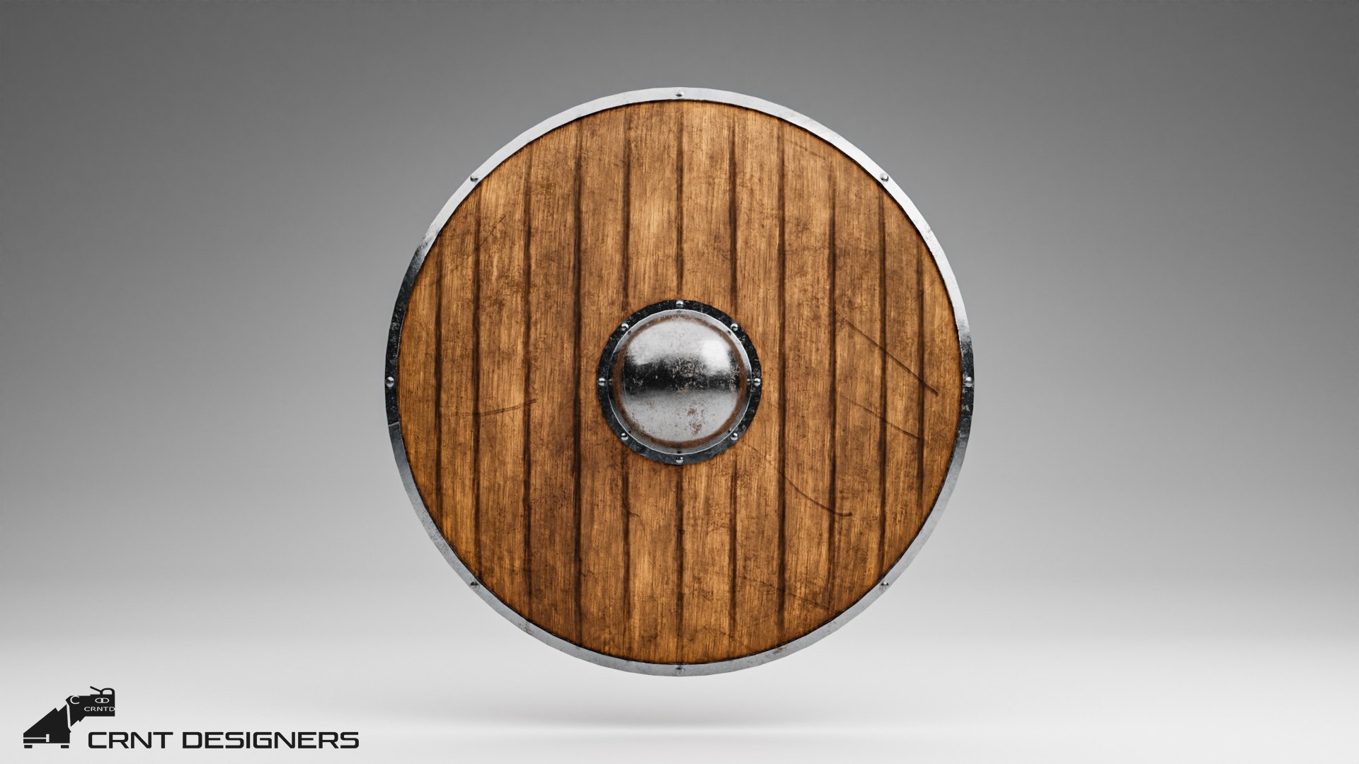 3D Viking Shield Model - TurboSquid 2290266