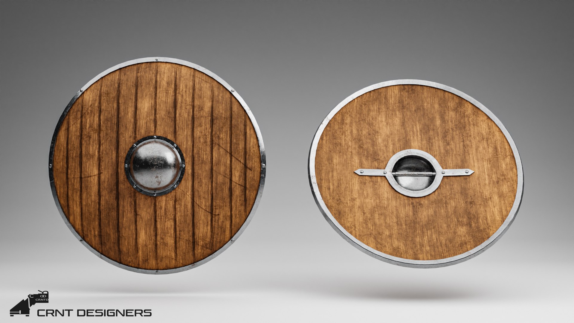 3D Viking Shield Model - TurboSquid 2290266