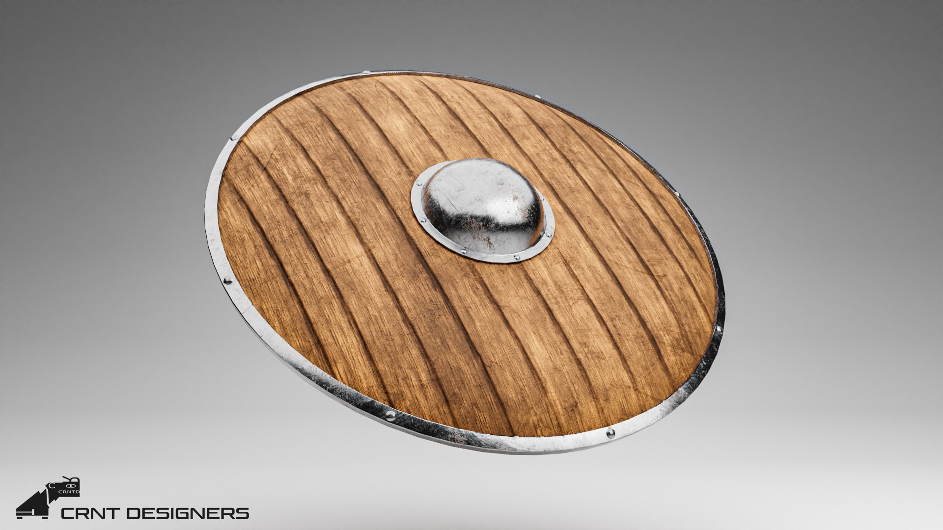 3D Viking Shield Model - TurboSquid 2290266