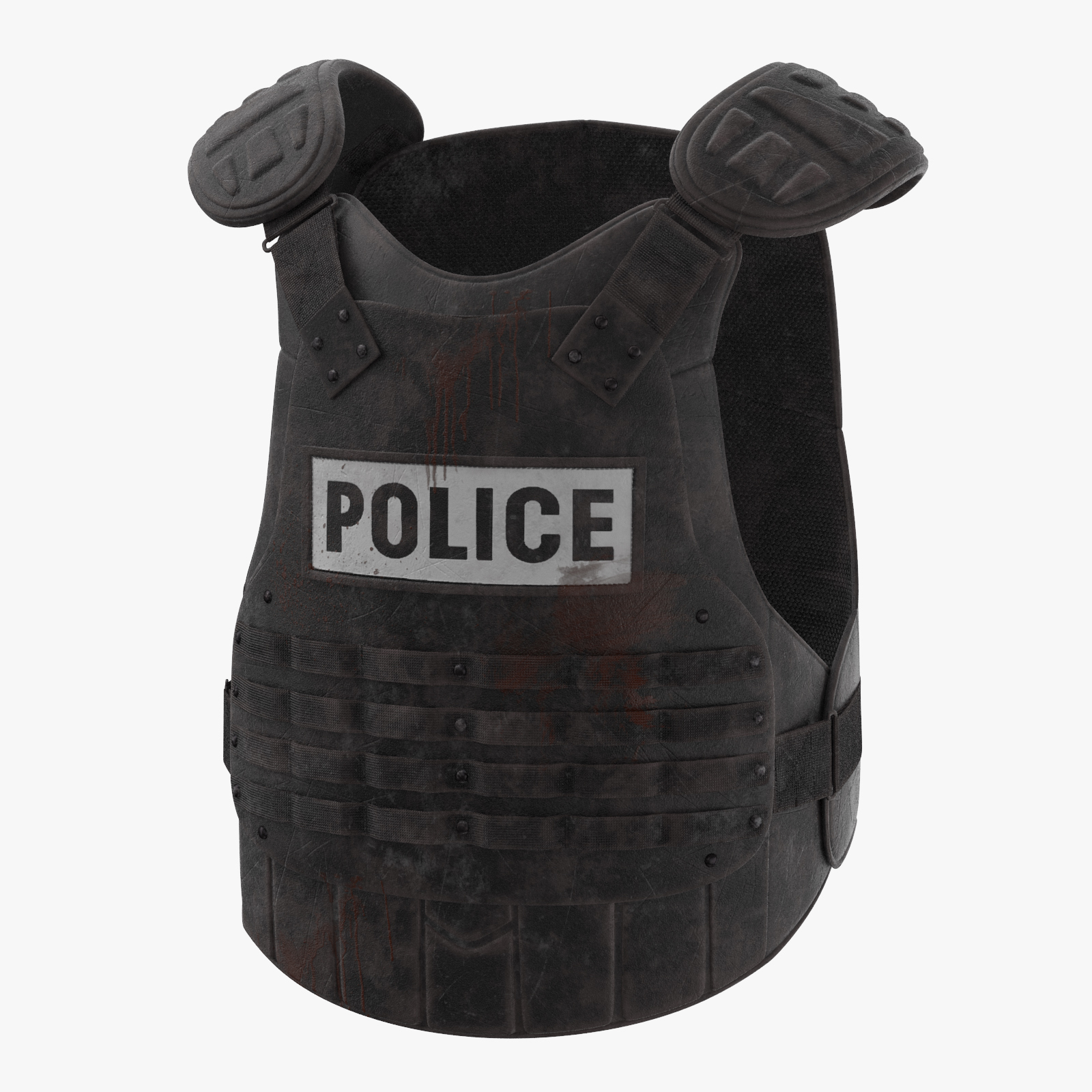 3D bloody police riot gear - TurboSquid 1181933