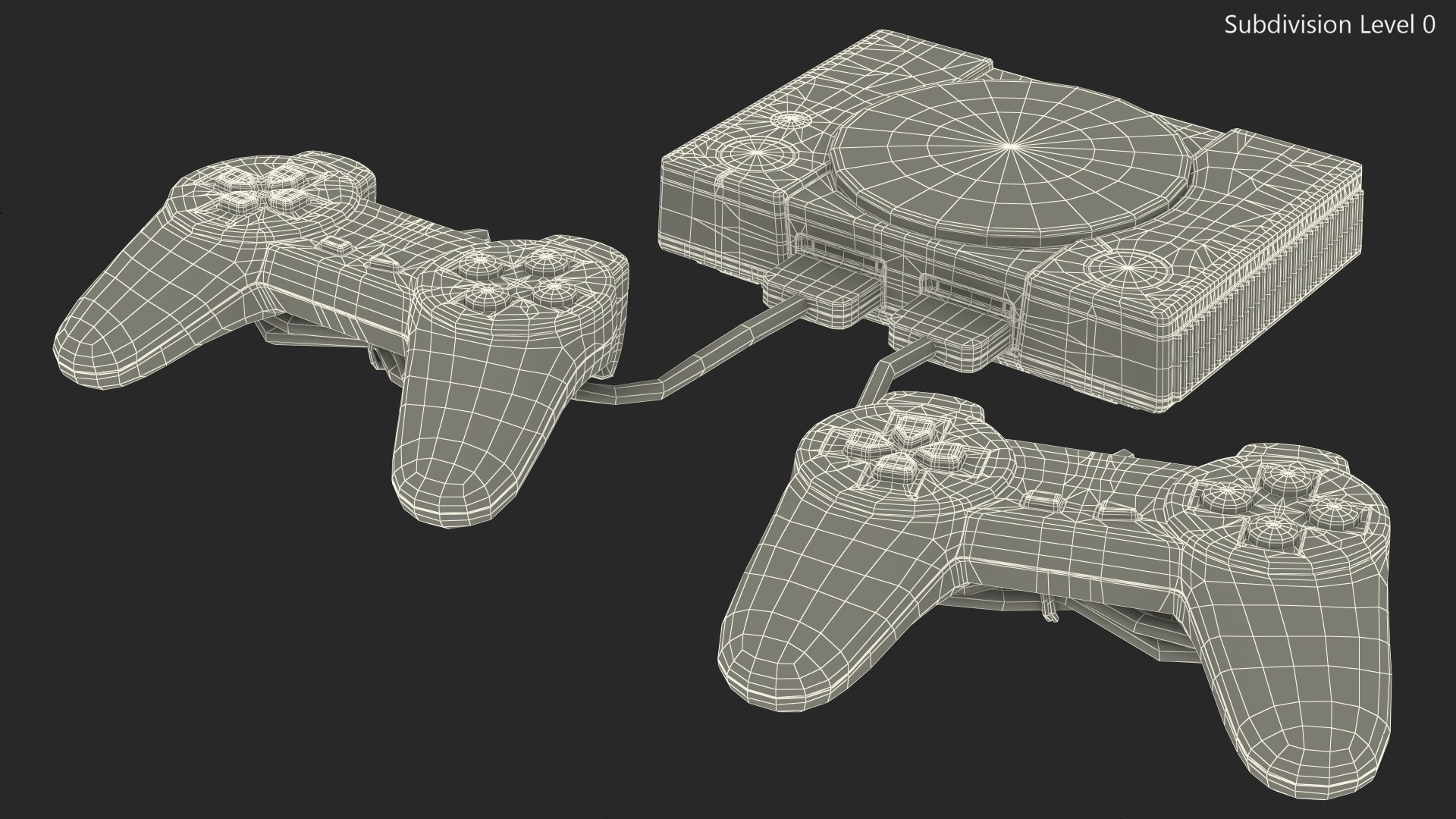 Old gaming console controller 3D model - TurboSquid 1582719