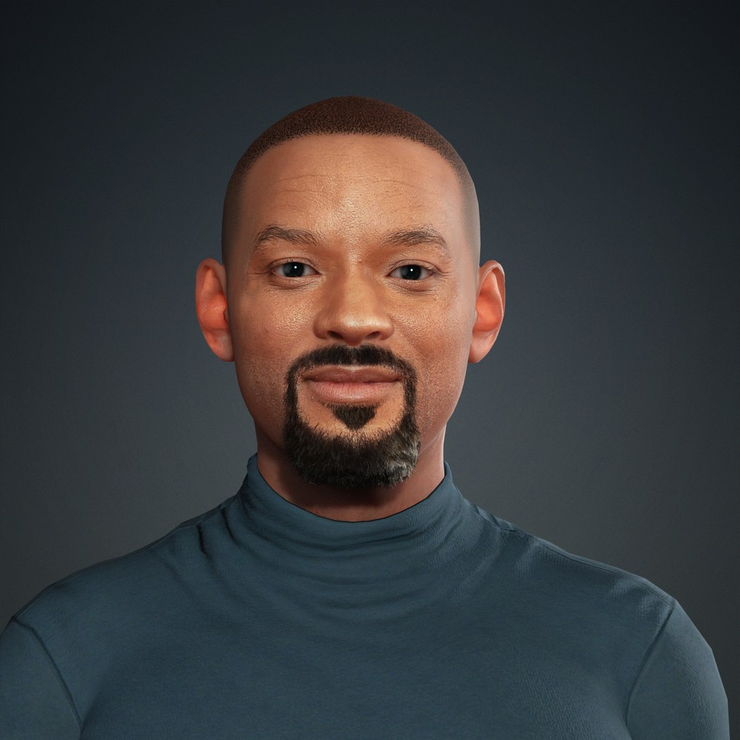 3D Model Will Smith 3D Model Low-poly - TurboSquid 2283037