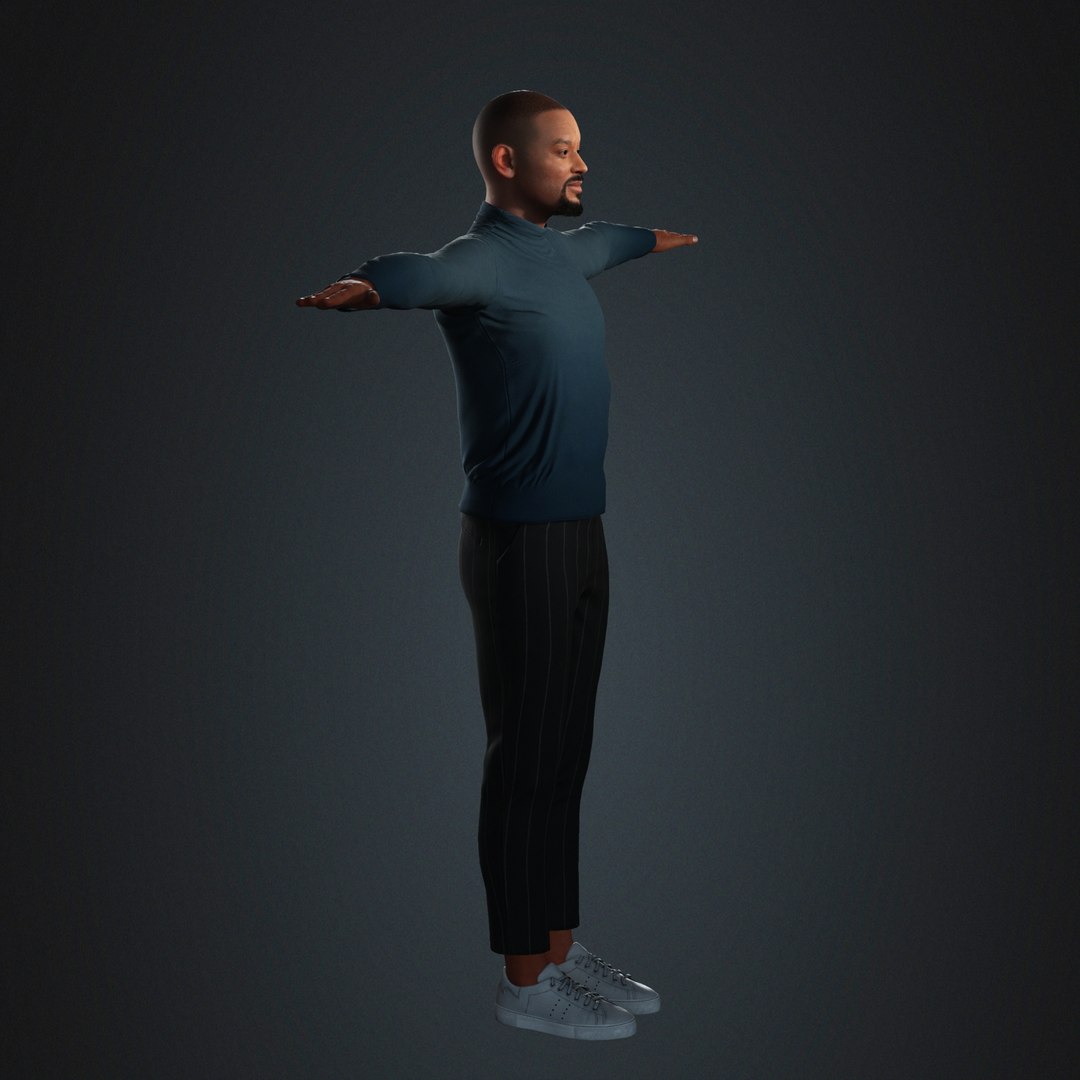 3D Model Will Smith 3D Model Low-poly - TurboSquid 2283037
