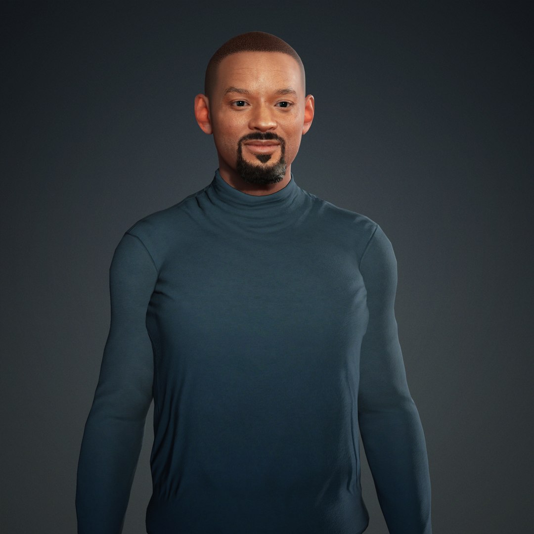 3D Model Will Smith 3D Model Low-poly - TurboSquid 2283037