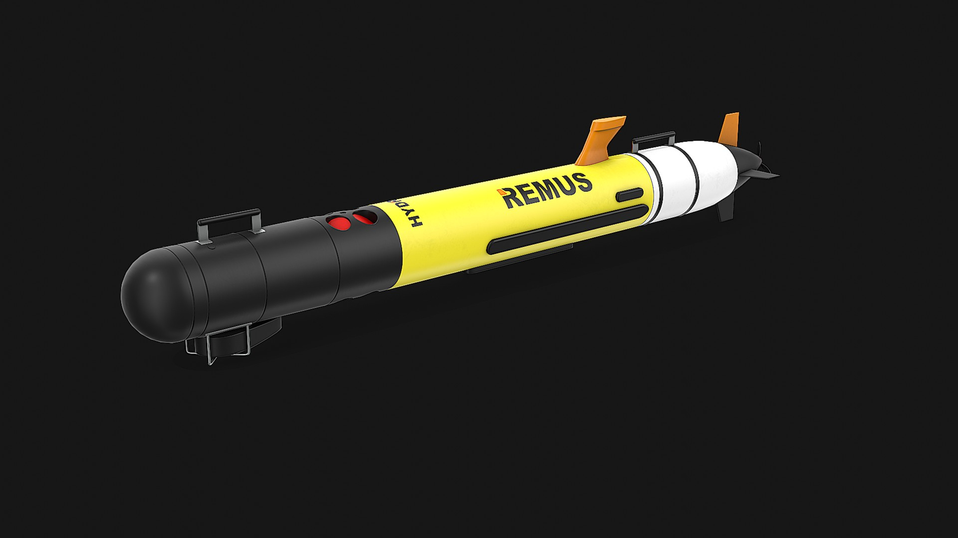 3D REMUS 100 Unmanned Underwater Vehicle Model - TurboSquid 2176474