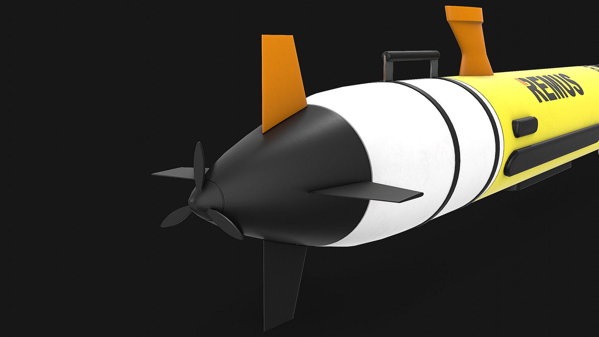 3D REMUS 100 Unmanned Underwater Vehicle Model - TurboSquid 2176474