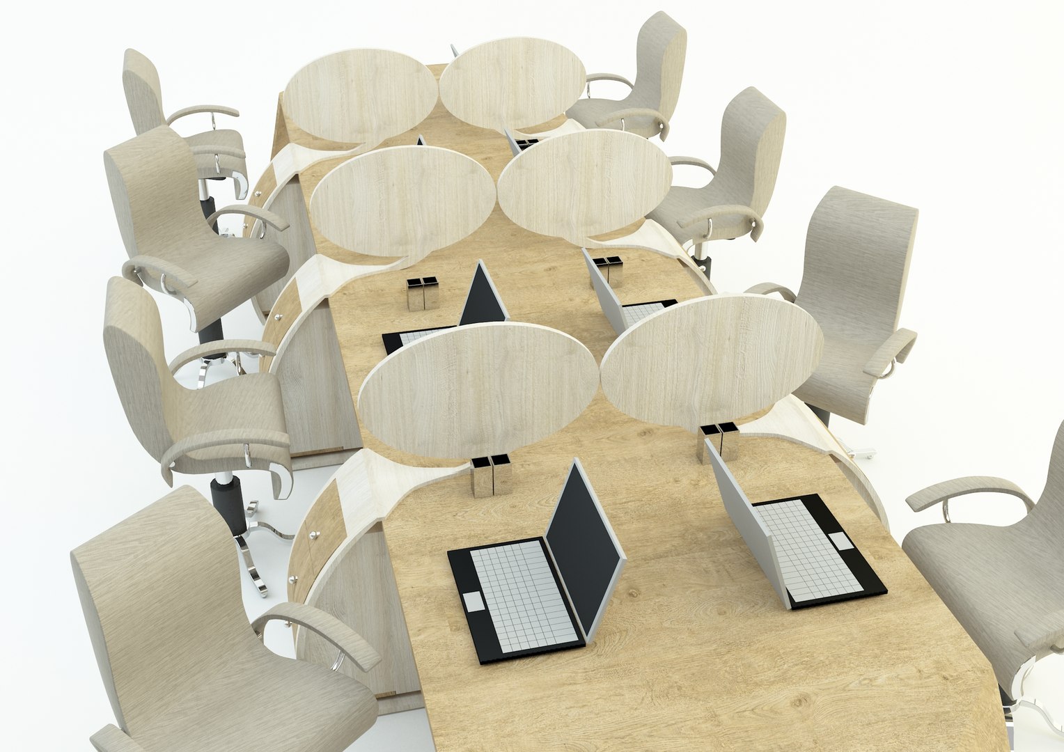 Office Desk 3d Model 3D - TurboSquid 2067888