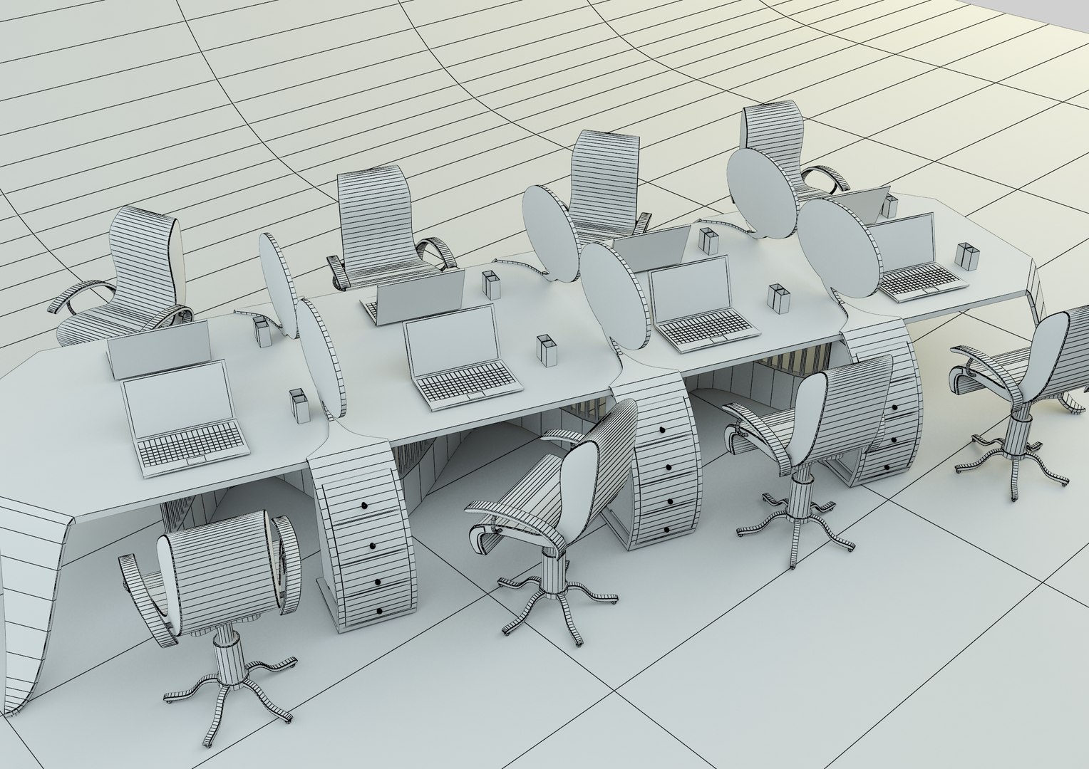 Office Desk 3d Model 3D - TurboSquid 2067888