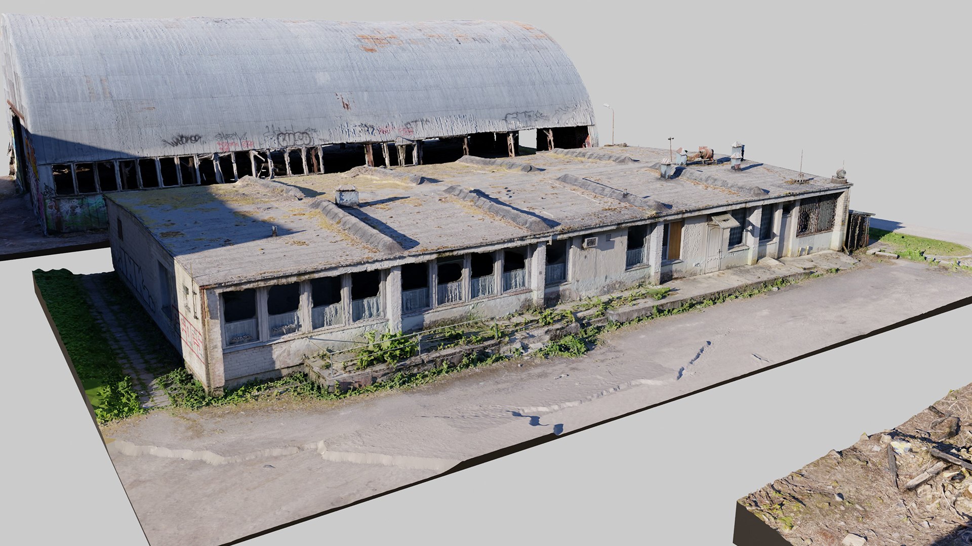 3D Abandoned-Soviet-Base-Kitbash Model - TurboSquid 2237254