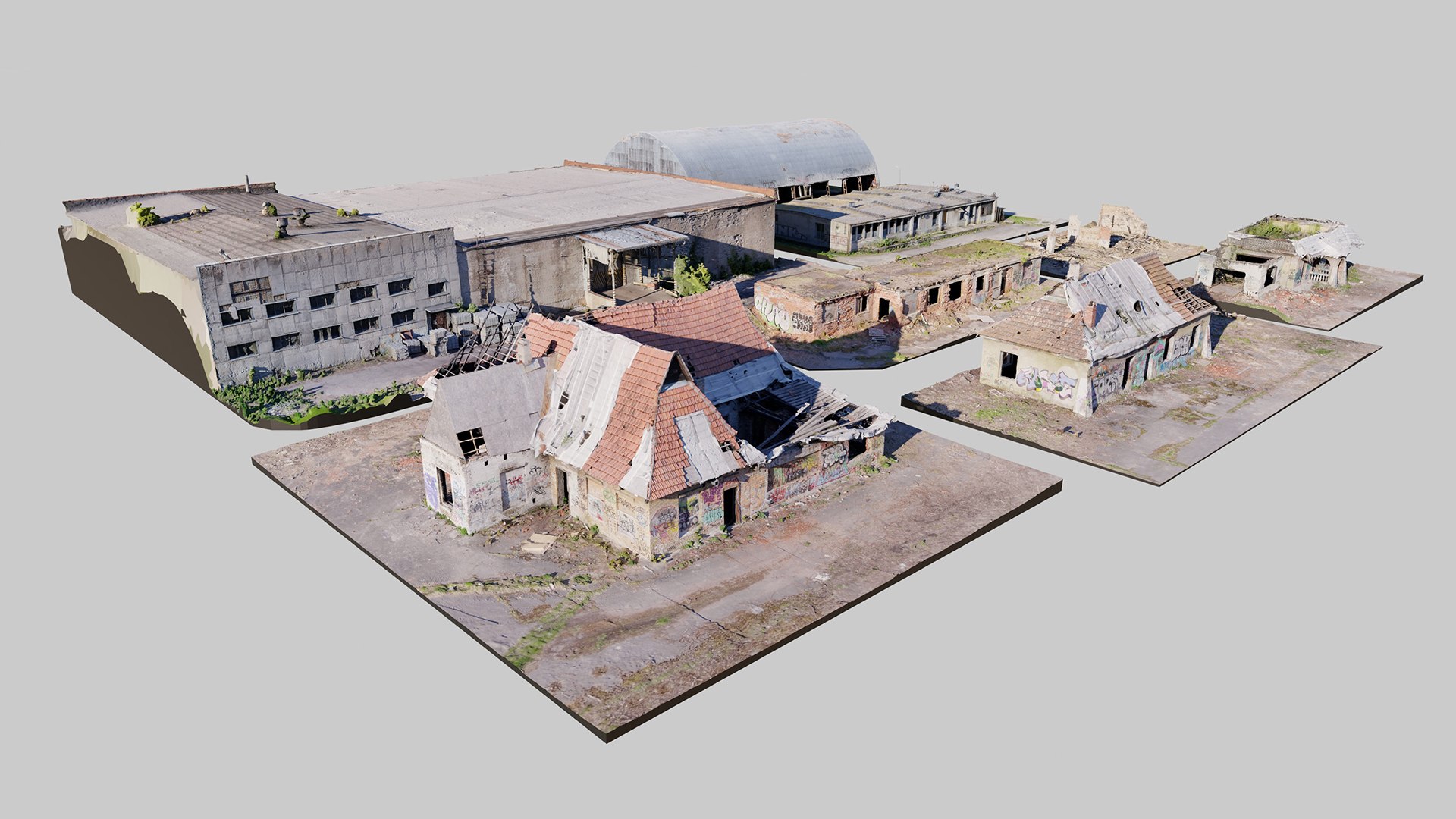 3D Abandoned-Soviet-Base-Kitbash Model - TurboSquid 2237254