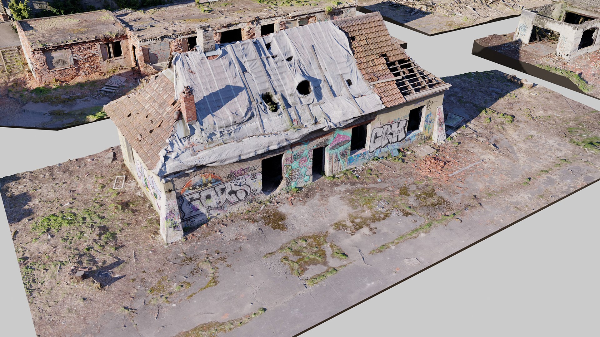 3D Abandoned-Soviet-Base-Kitbash Model - TurboSquid 2237254